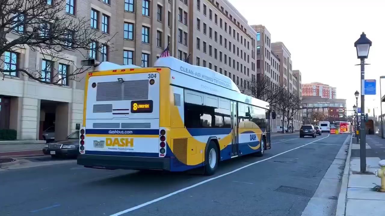 DASH ATC 2012 Gillig Low Floor Advantage Hybrid #304 & 2018 Gillig Low ...