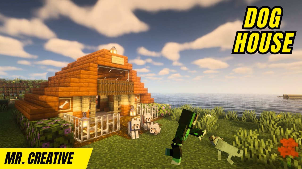 Simple Doghouse Minecraft | Minecraft | Mr. Creative - YouTube