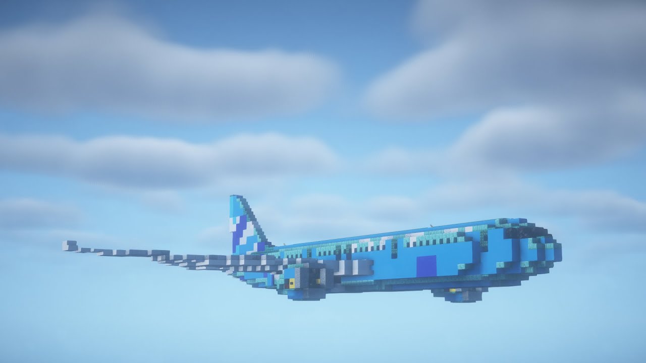 Minecraft: How to build an Aircraft in Minecraft (Boeing 787-9 ...