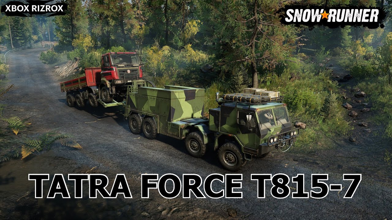Snowrunner TATRA FORCE T815-7 🇵🇱 - YouTube
