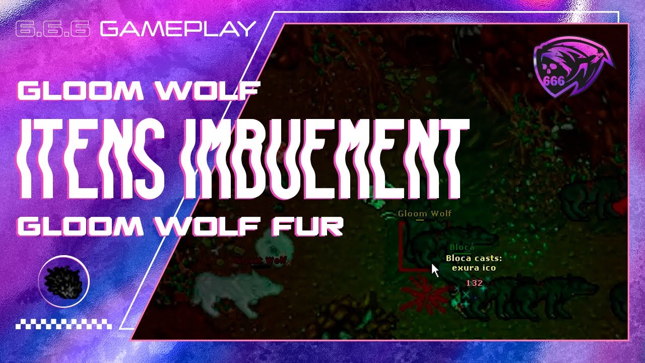 Tibia Hunting Gloom / Ghost Wolf - Bestiary - Profit - YouTube