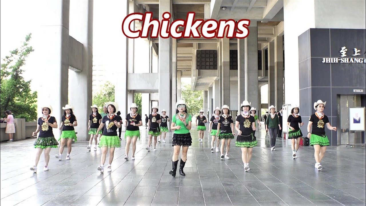 Chickens│Line Dance by Kate Sala (UK)│Demo & Walk Through║雞│排舞│含導跳║4K ...