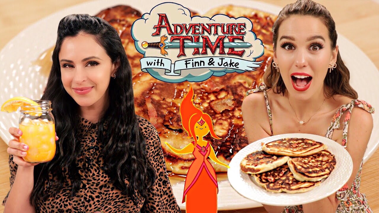 MAKIN' BACON PANCAKES from Adventure Time w/ Flame Princess - YouTube