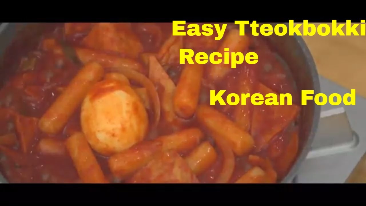 How To Make Tteokbokki +Rice Cake Easy Recipe Korean Food #trending # ...