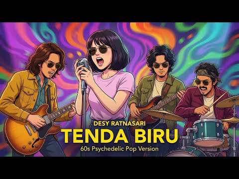Desy Ratnasari - Tenda Biru (Cover) | 60s Psychedelic Pop Version