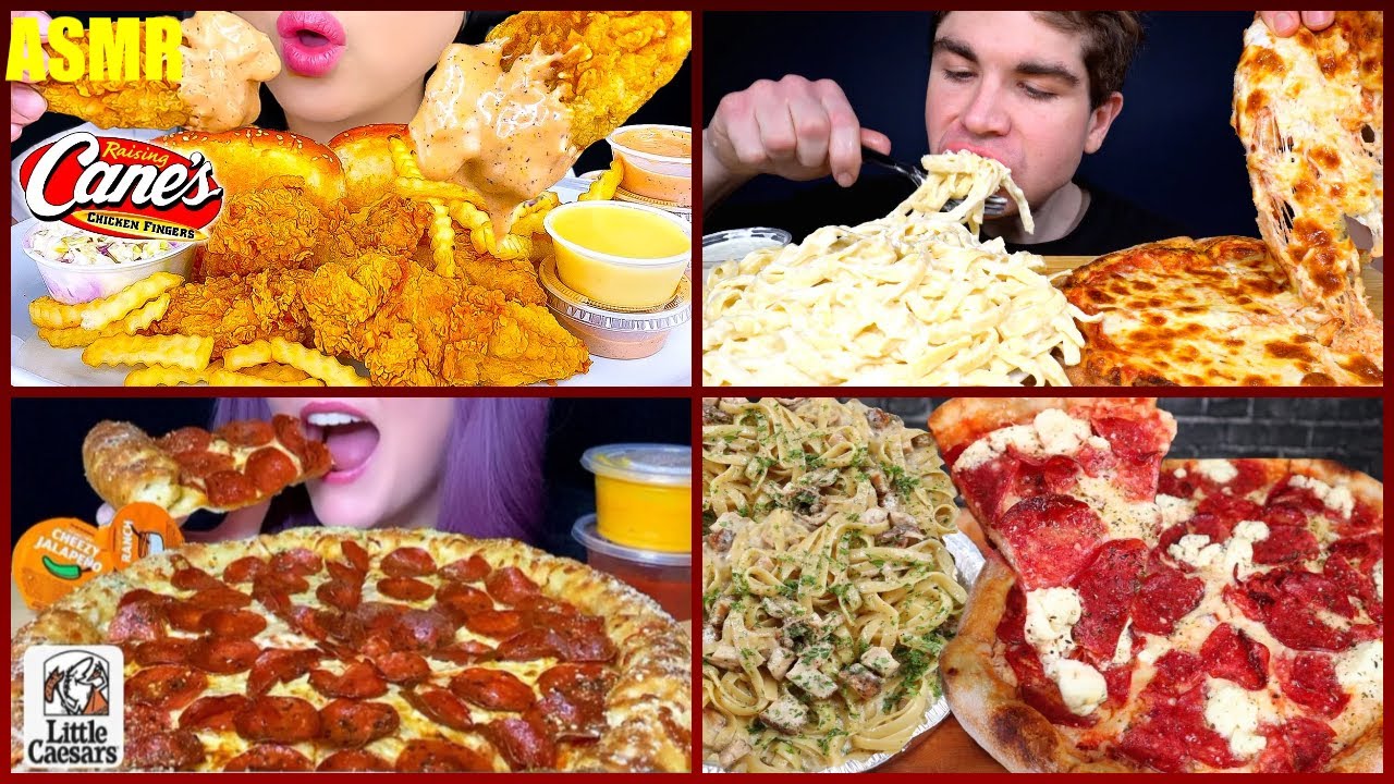 Asmr Mukbang eating Sounds of food Compilation videos #44 - YouTube