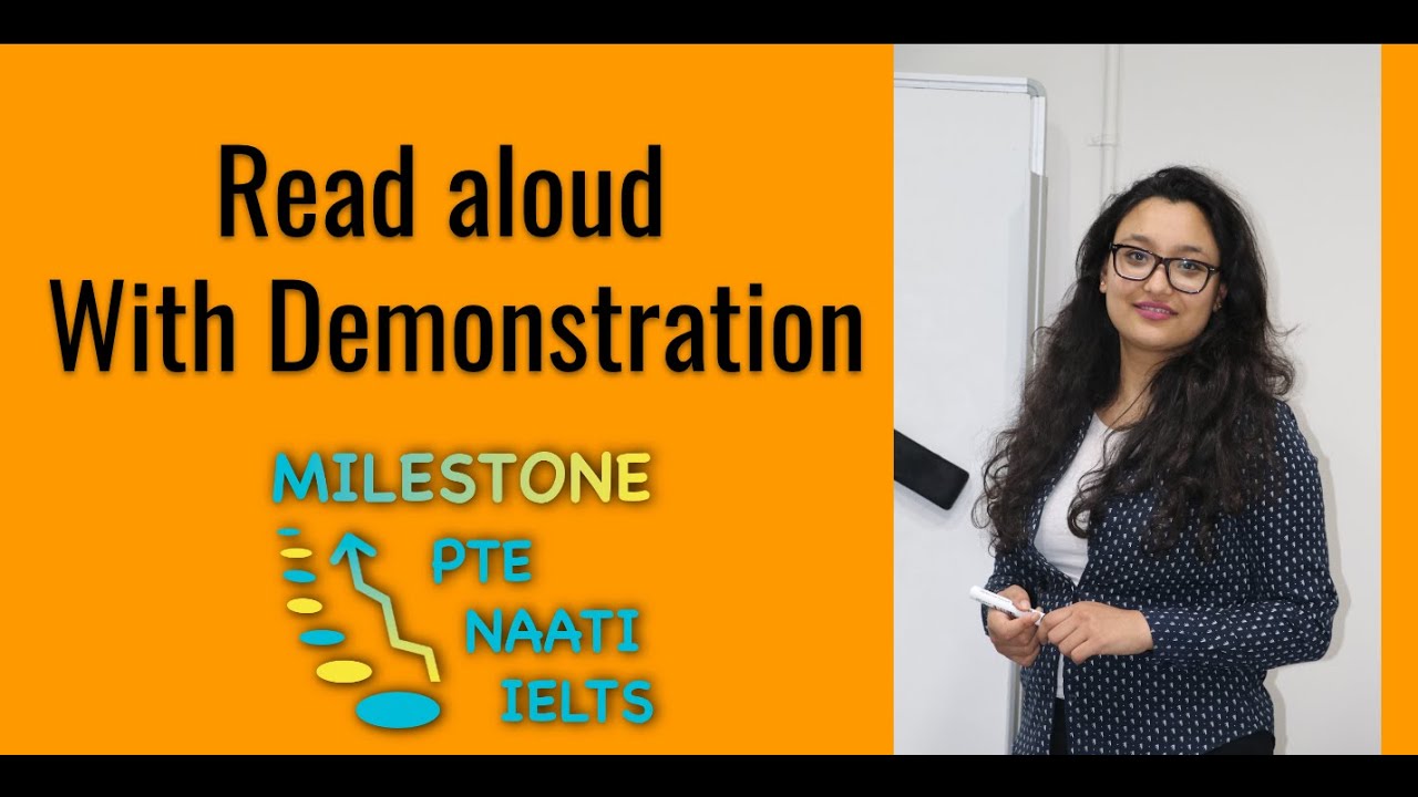 How to do Read Aloud | PTE Read aloud with Demonstration | Get 90 in ...