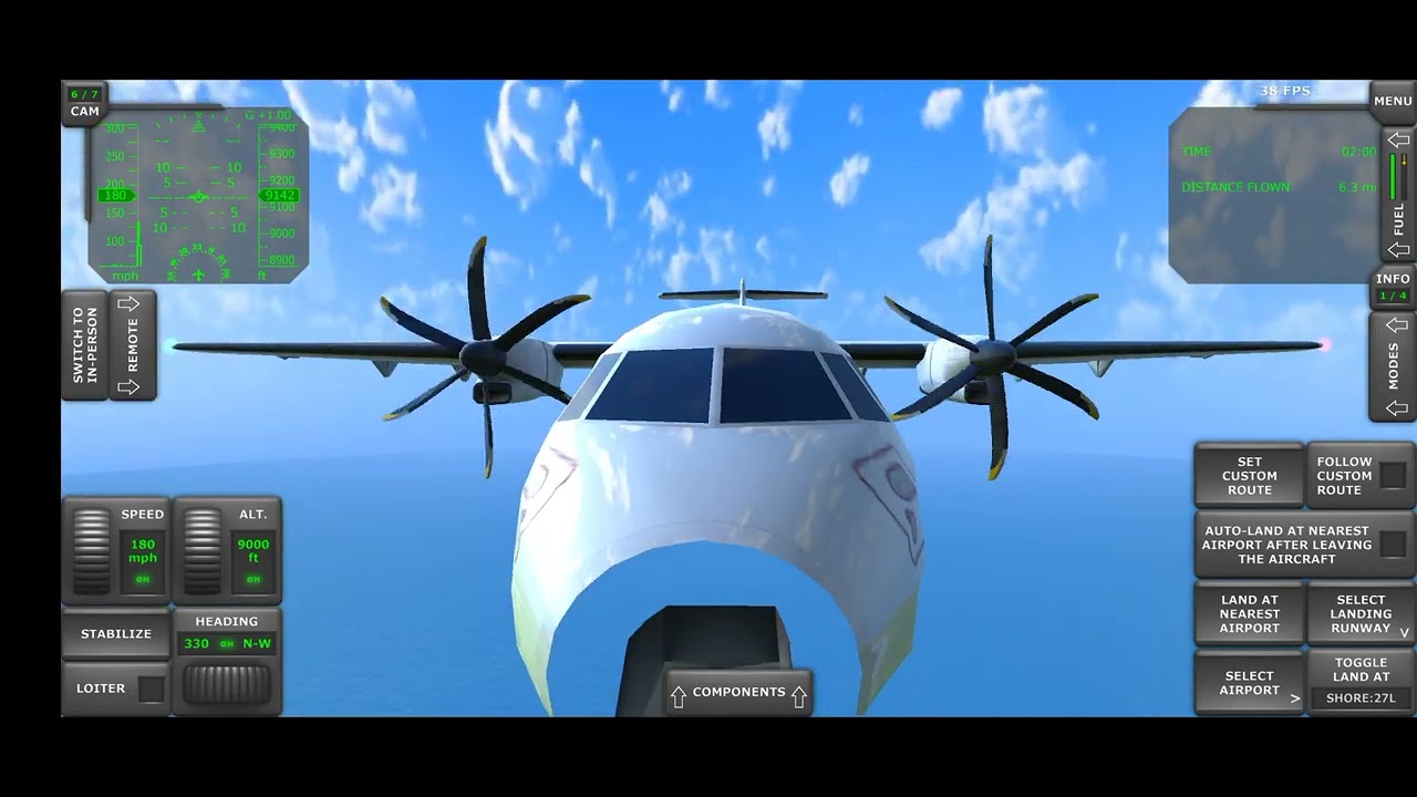 continental airlines 2574 crash in TFS - YouTube