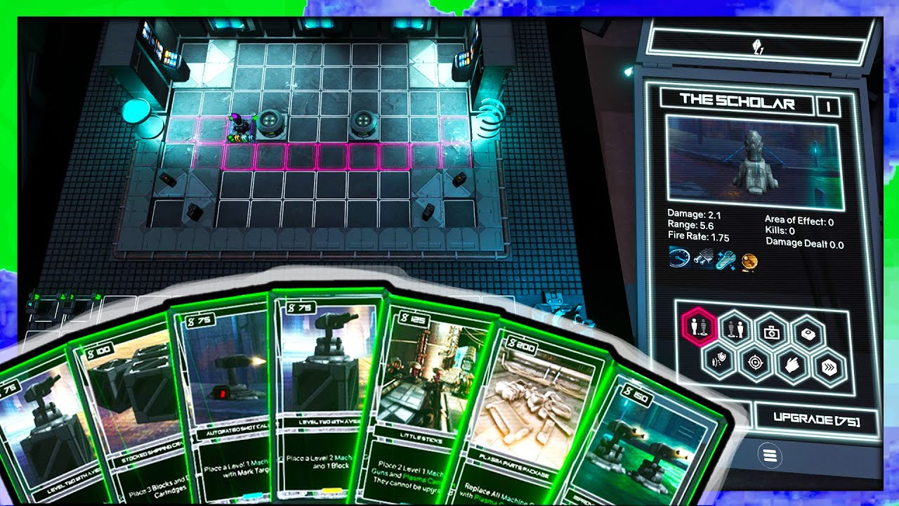 NEW CYBERPUNK ROGUELIKE TOWER DEFENSE! | Cartridge Defense - YouTube