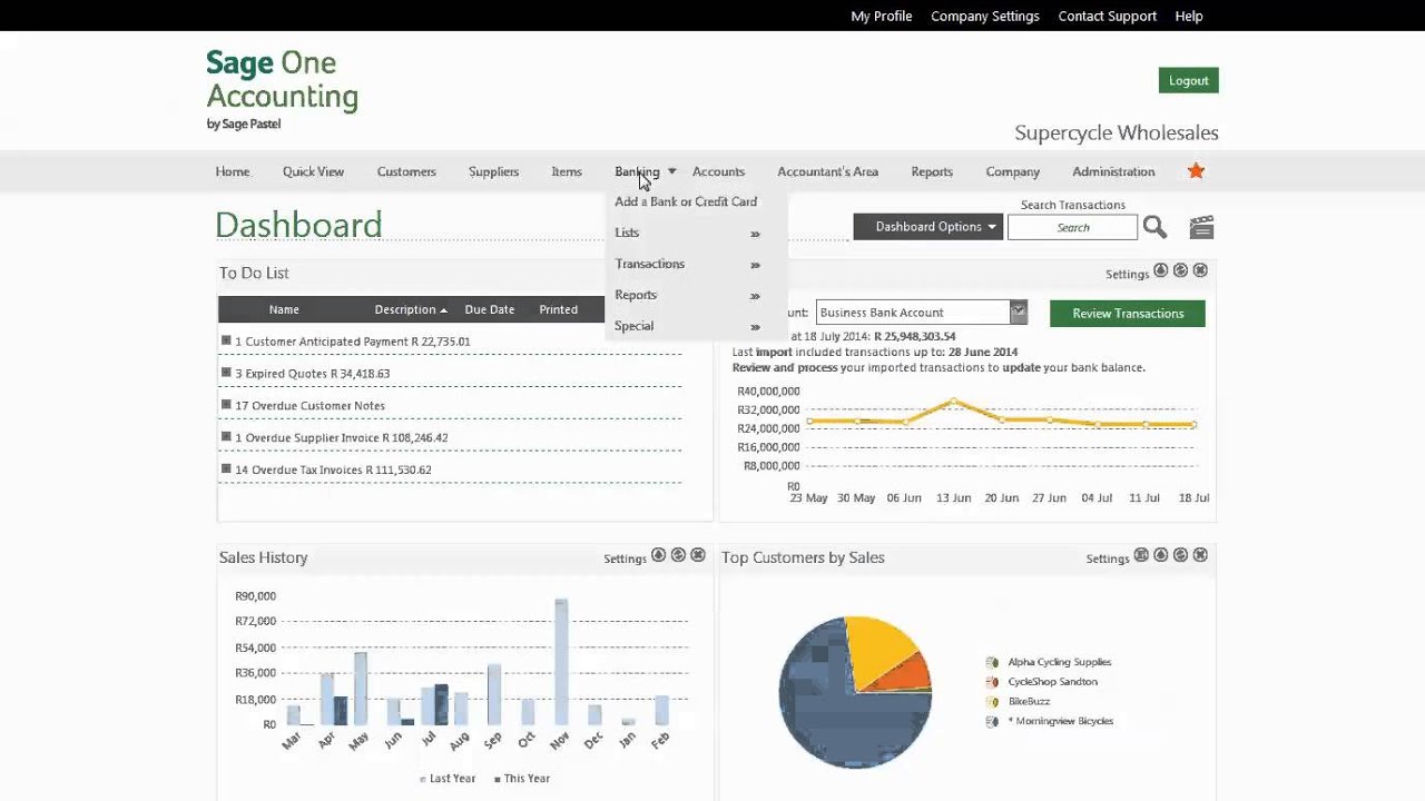 Sage One Product Overview - YouTube