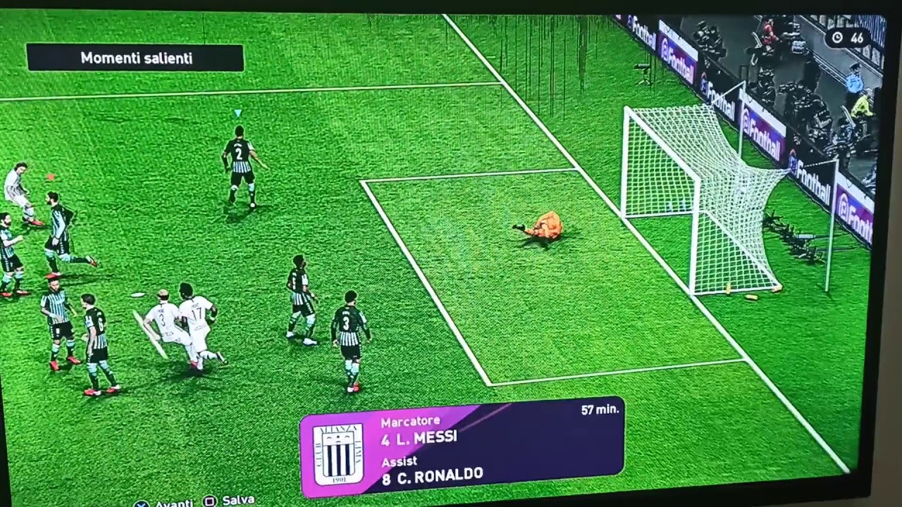 Estrategia Balón parado y golazo de messi - YouTube