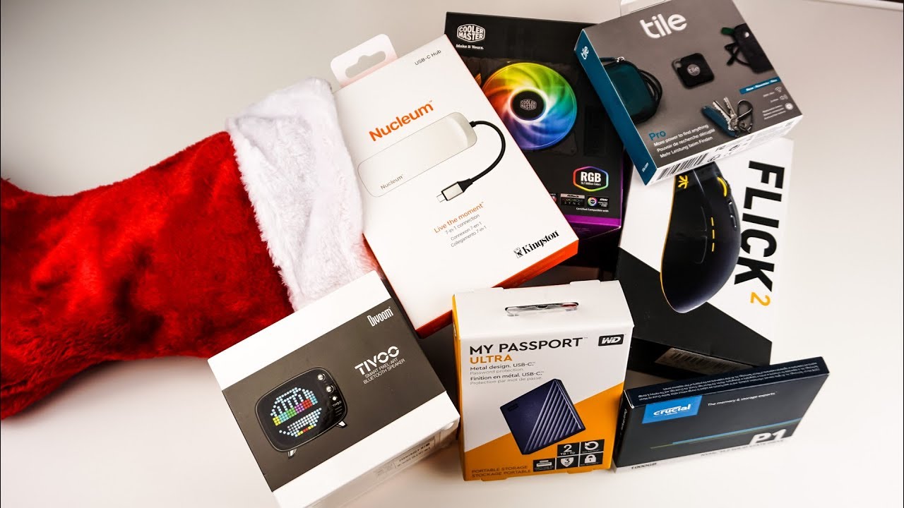 ULTIMATE TECH STOCKING STUFFERS + GIVEAWAY - YouTube