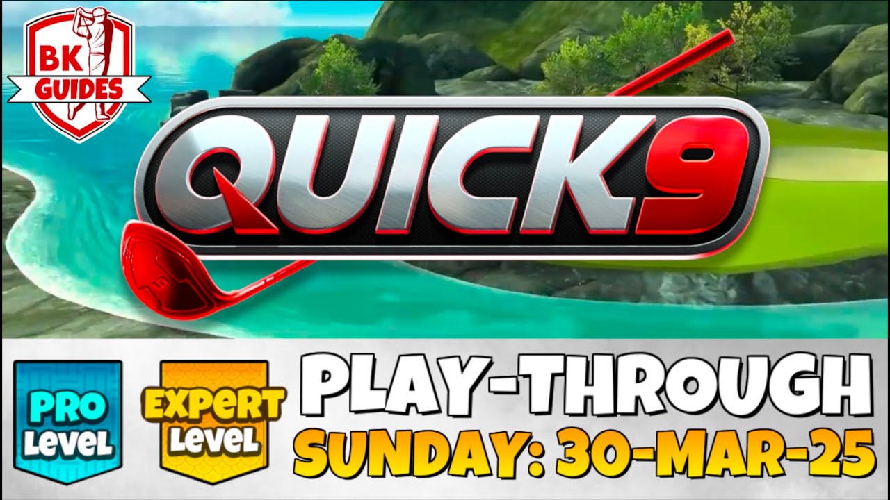PRO & EXPERT PLAY-THROUGH | Quick 9 | Sunday 30-MAR-25 | Drumore Links ...