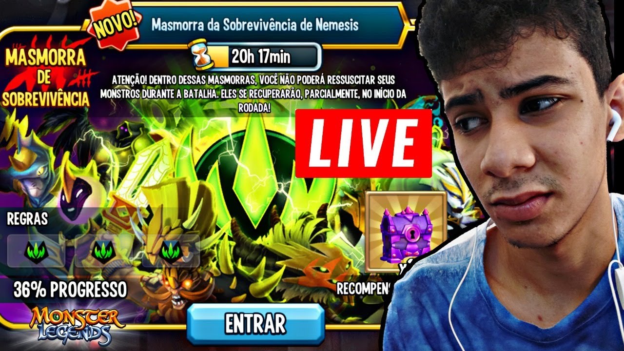 COMPLETANDO A MASMORRA NEMESIS AO VIVO!!! SEGUNDA ARMADURA DE MORGZ ...