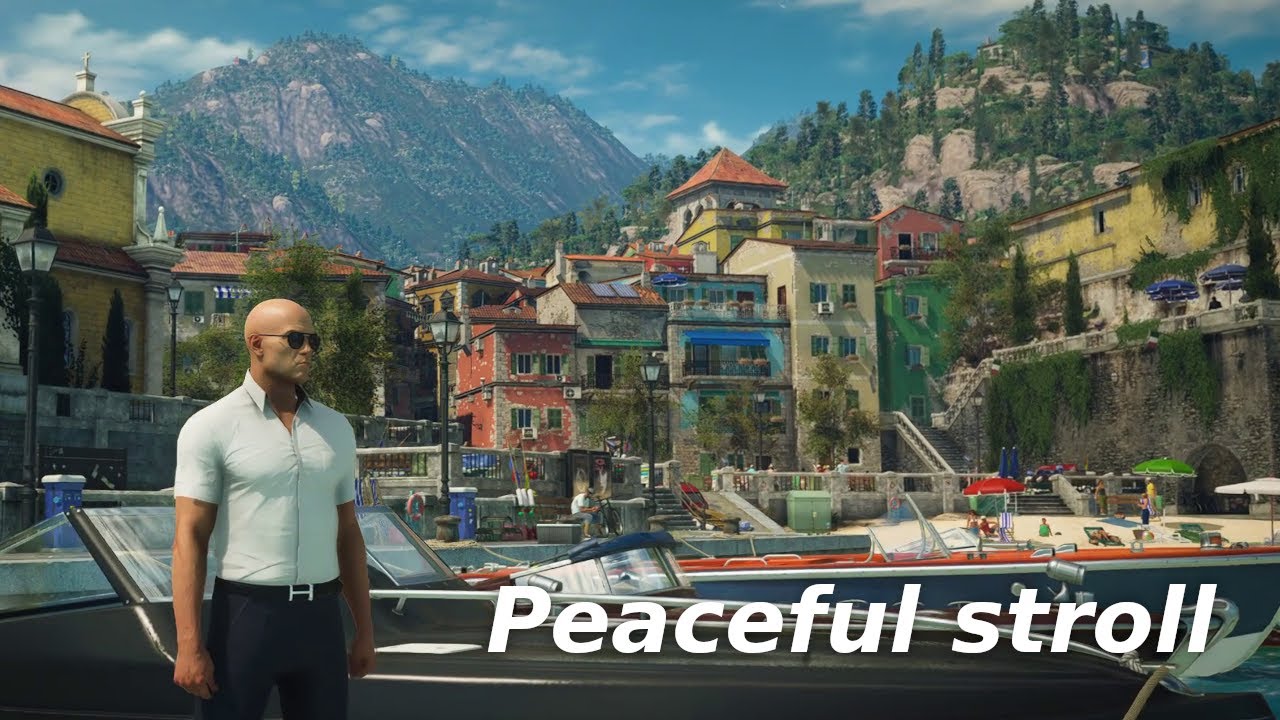 Hitman - Chill Longplay - Leisurely peaceful stroll around coastal ...