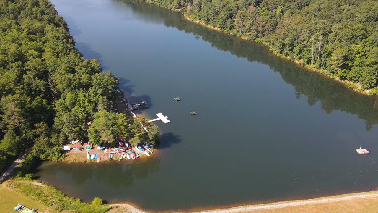 Basye, Va & Lake Susan in Shenandoah Mountains - aerial 4k - YouTube