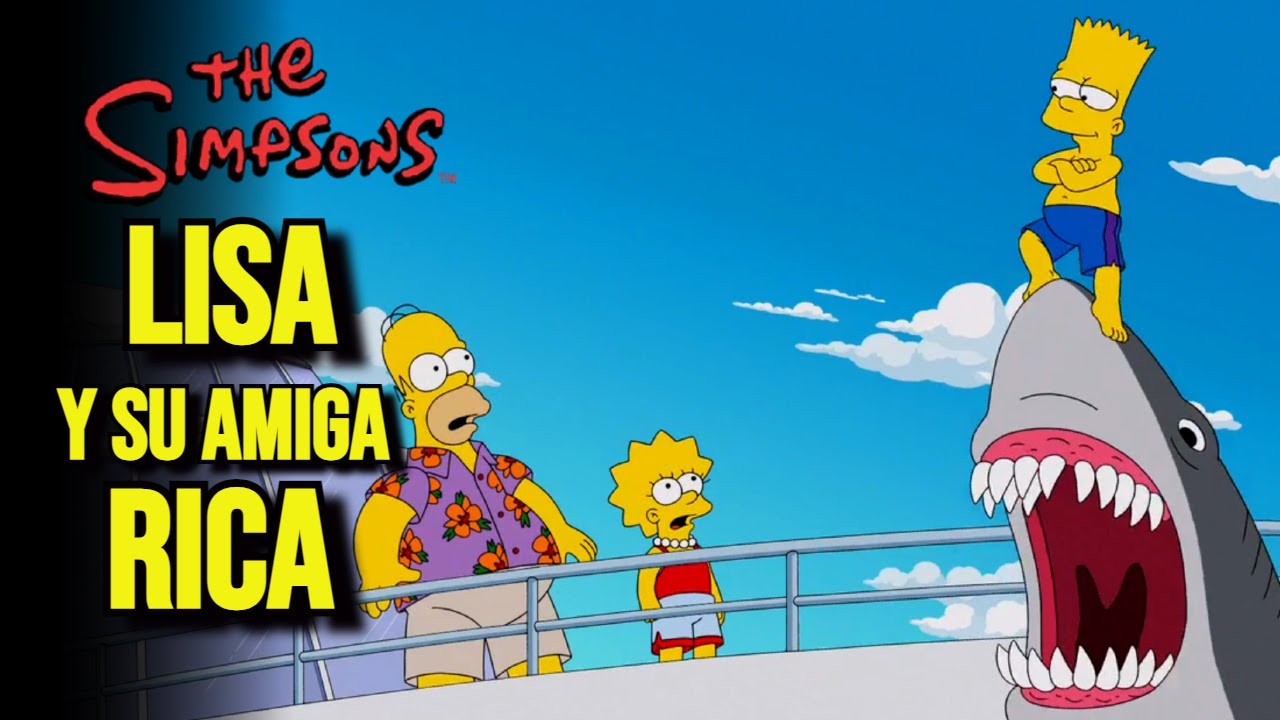 Los Simpson Lisa tiene una Amiga MILLONARIA resumen | Utacaramba - YouTube