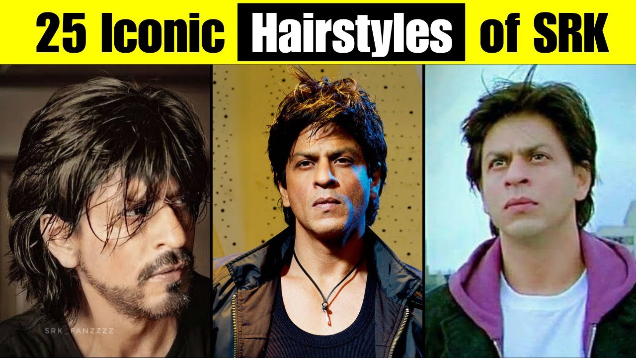 Top 25 SRK Hairstyles: Iconic Bollywood Looks! #Shahrukhkhan - YouTube