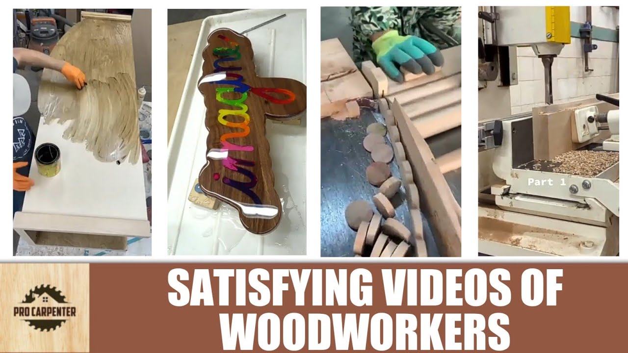 Satisfying Beautiful Videos of WoodWorkers - Next Level - YouTube
