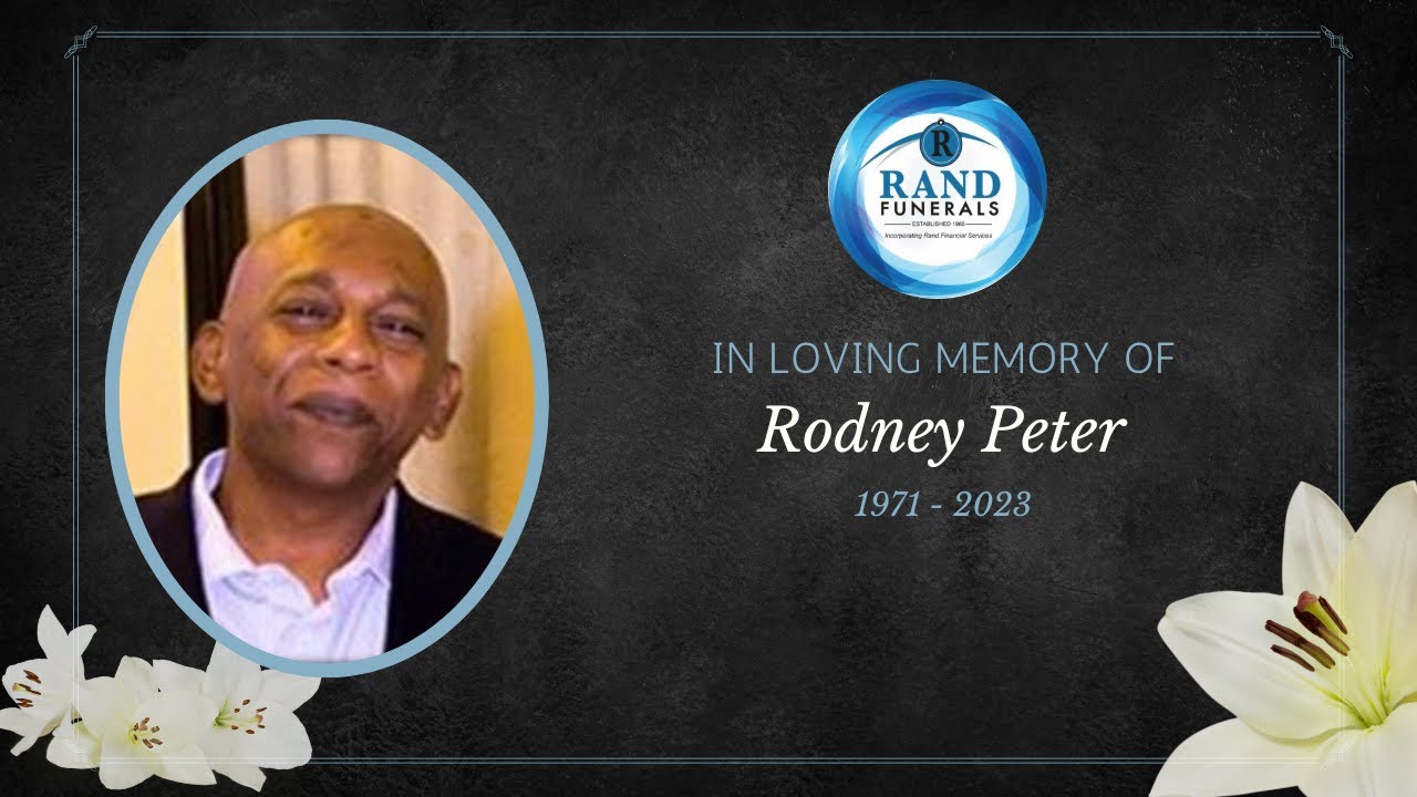 [PART 01 of 03] In Loving Memory - RODNEY PETER (1971 - 2023) - YouTube