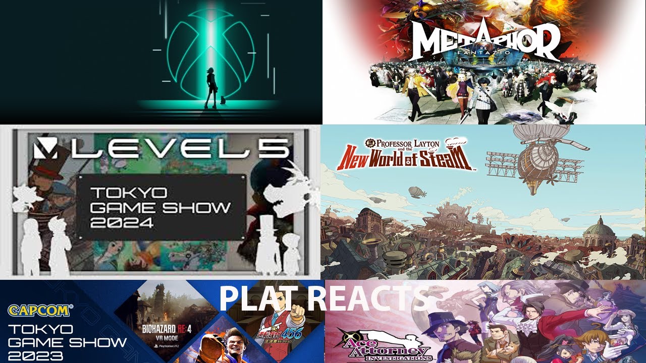 Plat Reacts #23 | Tokyo Game Show 2024 (Xbox/Level-5/Capcom) - YouTube