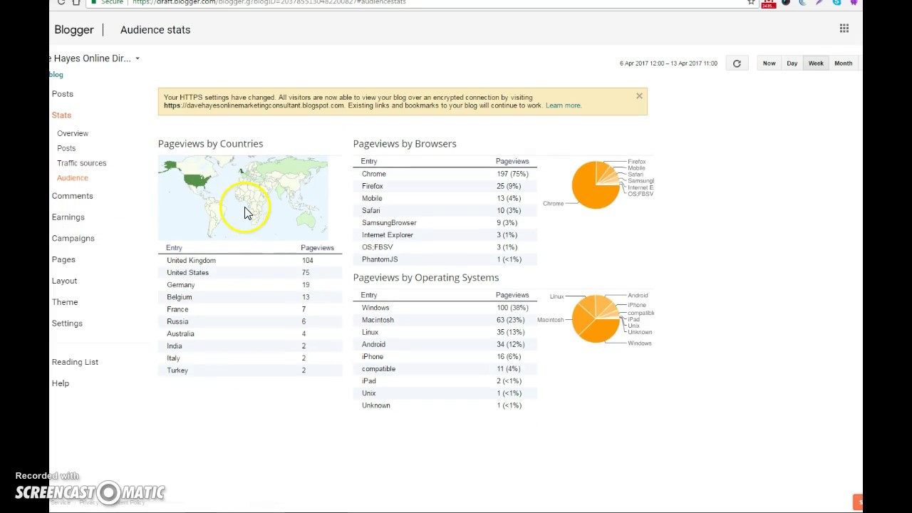 Blogger ~ How to check your Blogger Stats - YouTube
