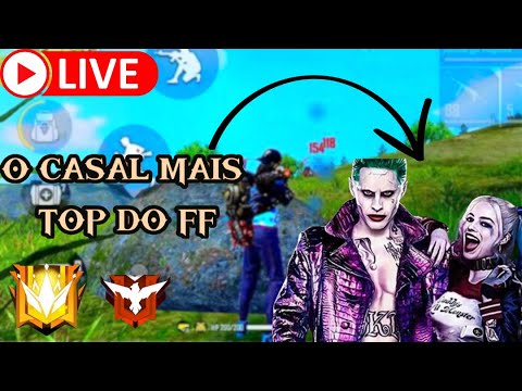 CASAL DO FF TA ON🔥DUO RANK ELITE FF 🔥CASAL MAIS INSANO do free fare 🔥BORA BATE 200 ESCRITO - YouTube