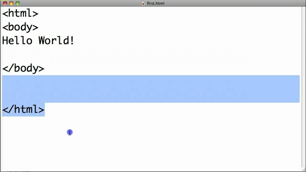 Understanding HTML Overview Tutorial - YouTube