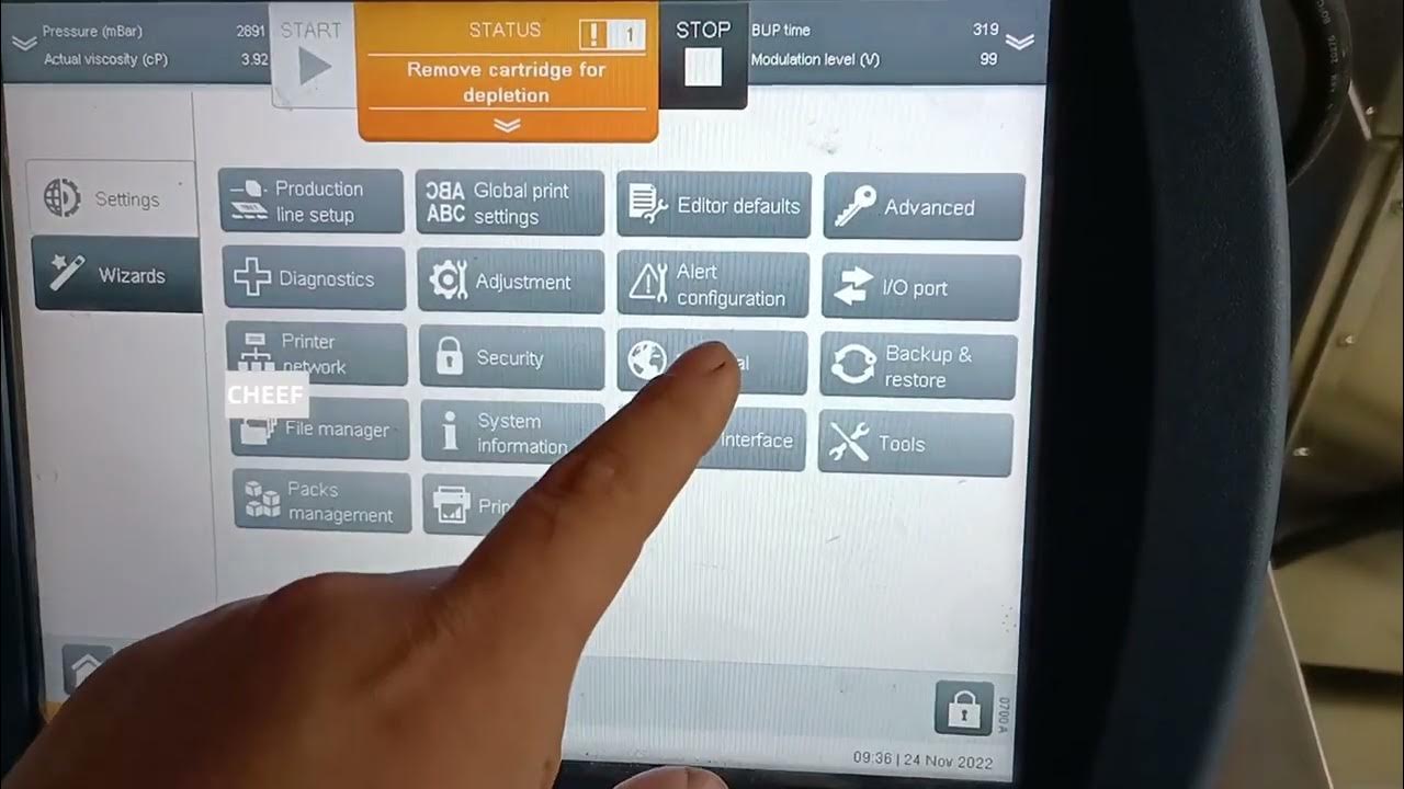 Don't come to see the language of Domino AX350i? - YouTube