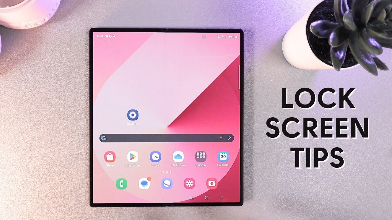 How to Customize Your Lock Screen Widgets on Samsung Galaxy Z Fold 6 ...