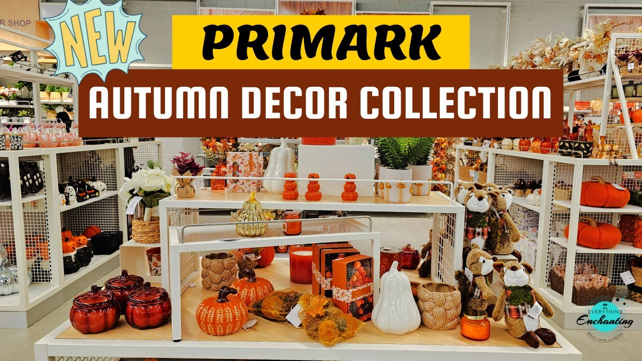 PRIMARK Autumn 2025 Decor Shopping | Fall home decor finds, what's new ...