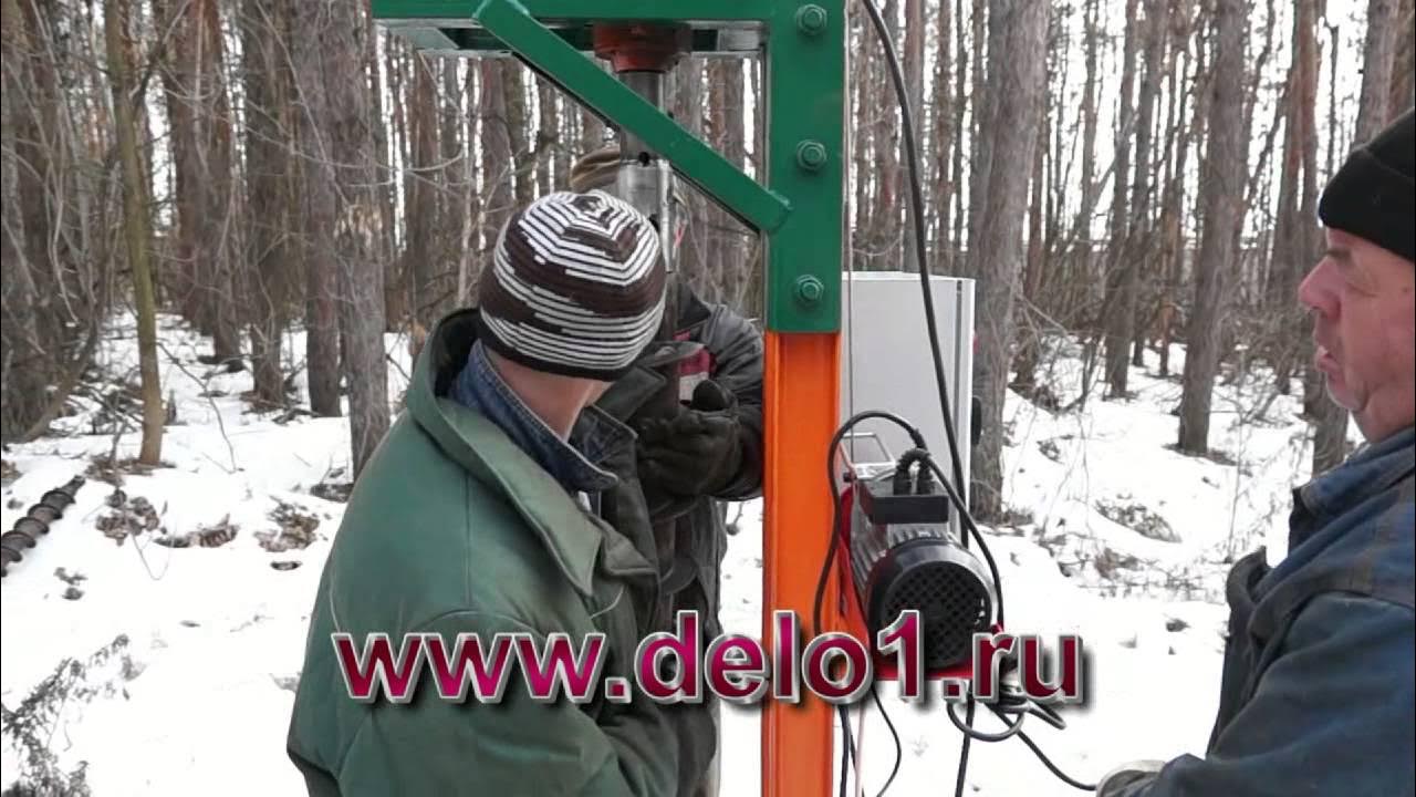 Электрический Ямобур ШТОПОР. - YouTube