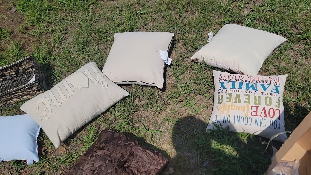 Burning Stuff 1240: Collection of Mini Pillows - YouTube