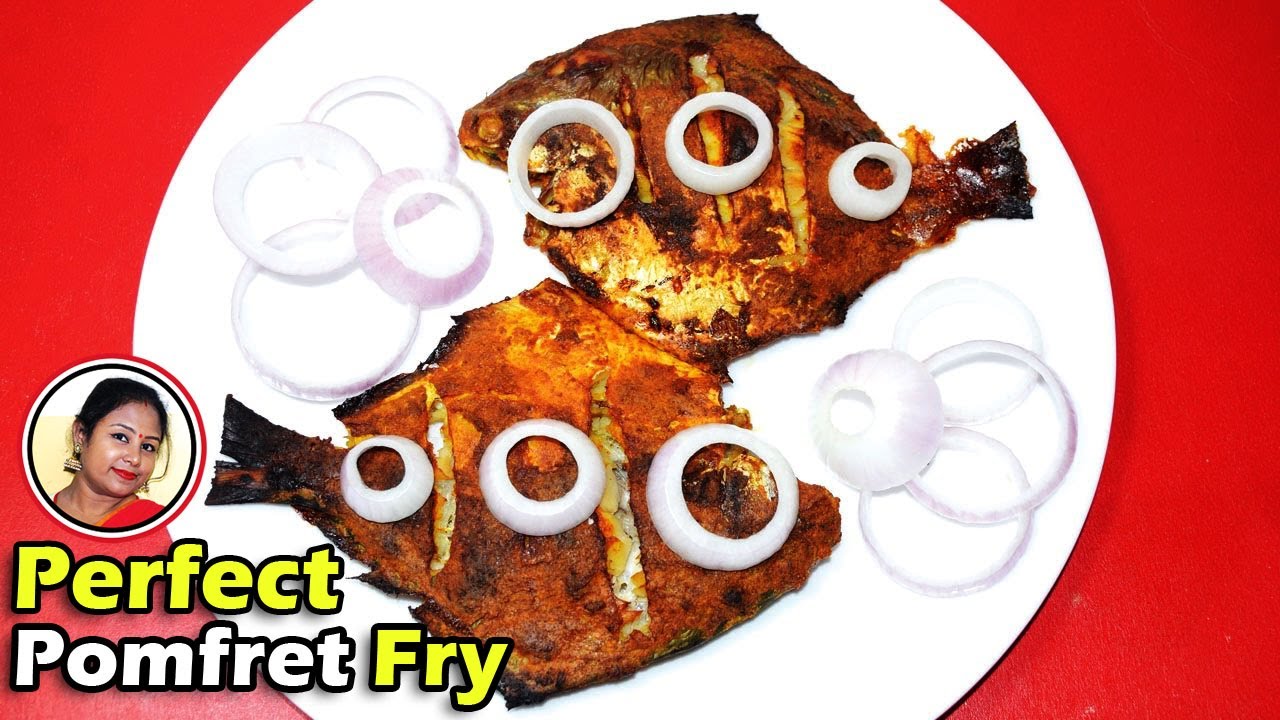 Tandoori Pomfret Recipe In Bengali | Fish Recipe Pomfret Tandoori ...