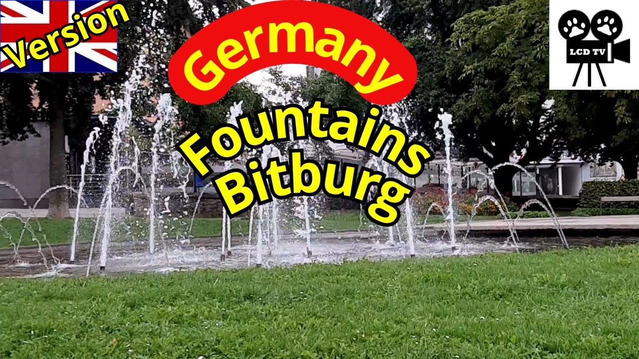 #27EN Fountains German Eifel city of Bitburg famous for its beer. - YouTube