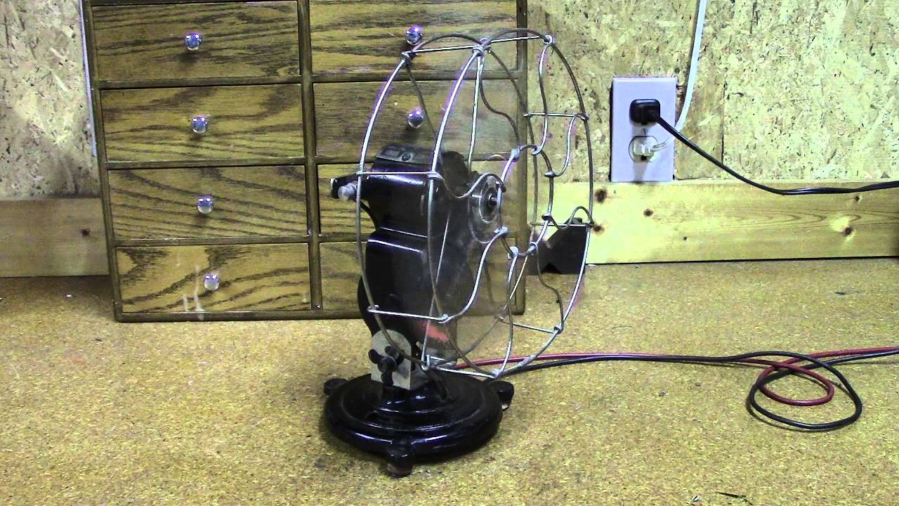 Kenco Antique Electric Battery Fan - YouTube