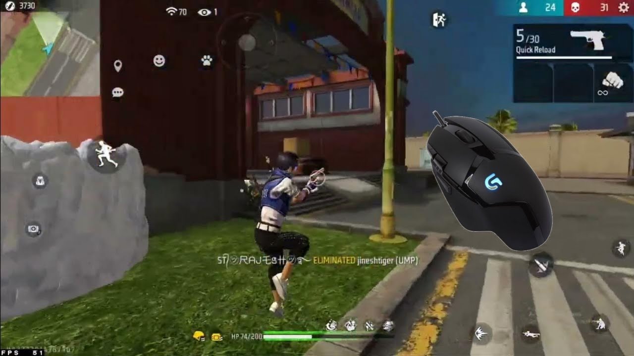 Logitech g402 mouse gameplay 😎|Logitech mouse free fire gameplay|G402 ...