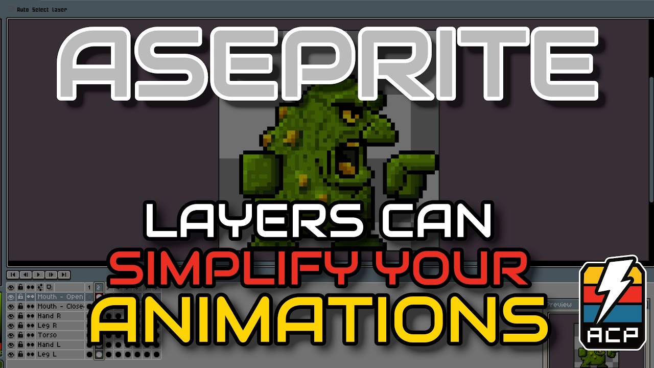 Aseprite Layers Can Simplify Your Pixel Art Animations - YouTube