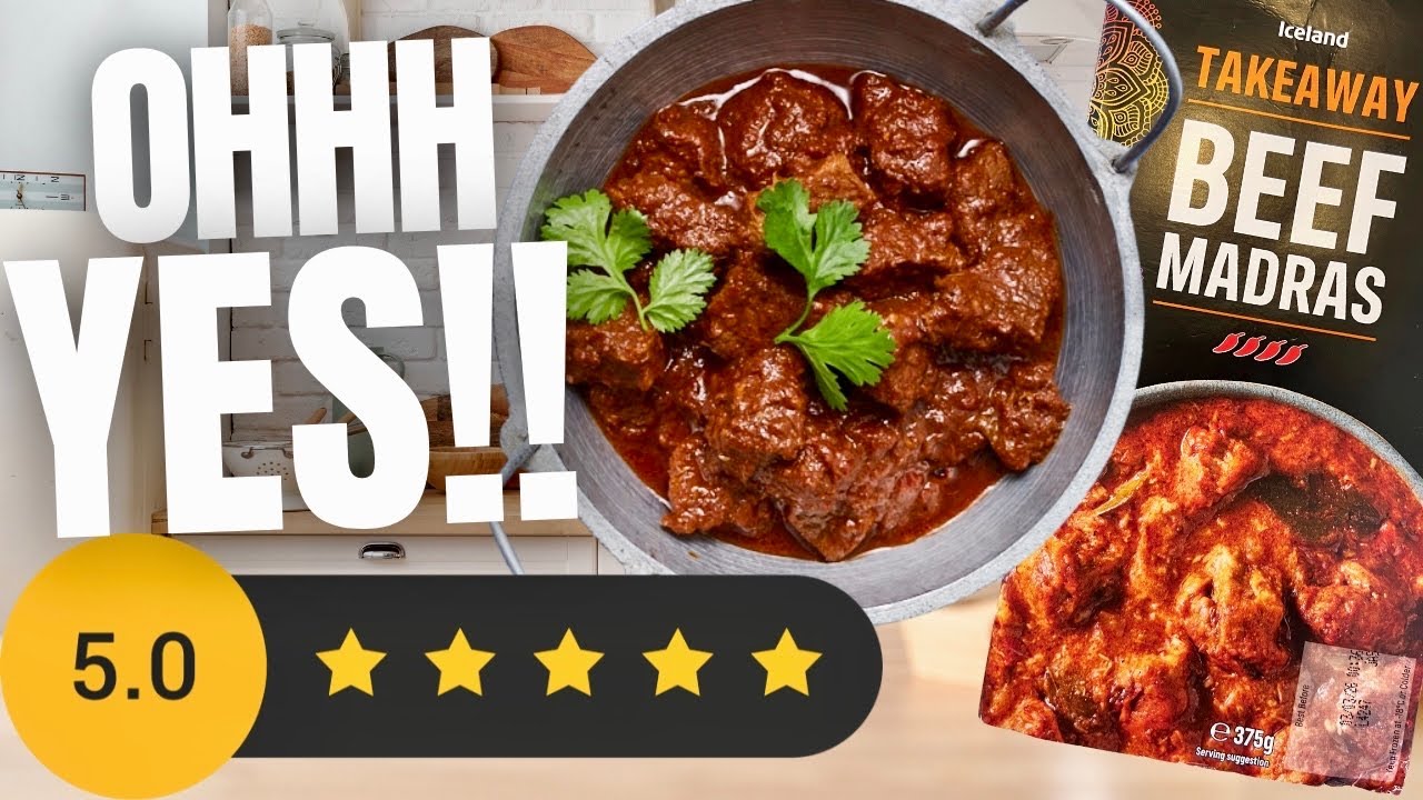 Iceland Have Done It Again!! TAKEAWAY BEEF MADRAS | Food Review! - YouTube