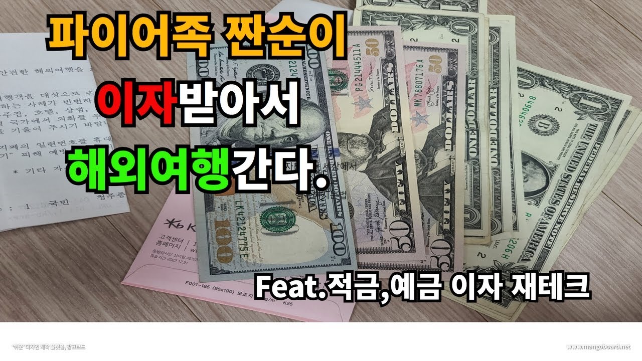 짠순이 파이어족 나는 이자받아서 해외여행간다 짠테크 종자돈만들기 예적금 재테크 짠순이 돈모으기 짠테크 파이어족