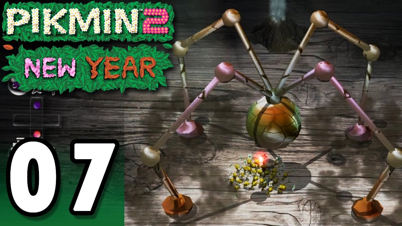Pikmin 2 New Year - Walkthrough - Day 4 Part 3 (Spiders Attic) - YouTube
