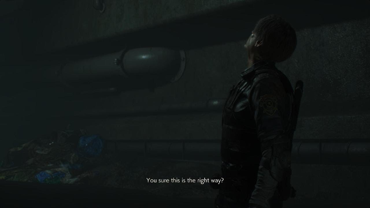 RESIDENT EVIL 2 gator chase - YouTube