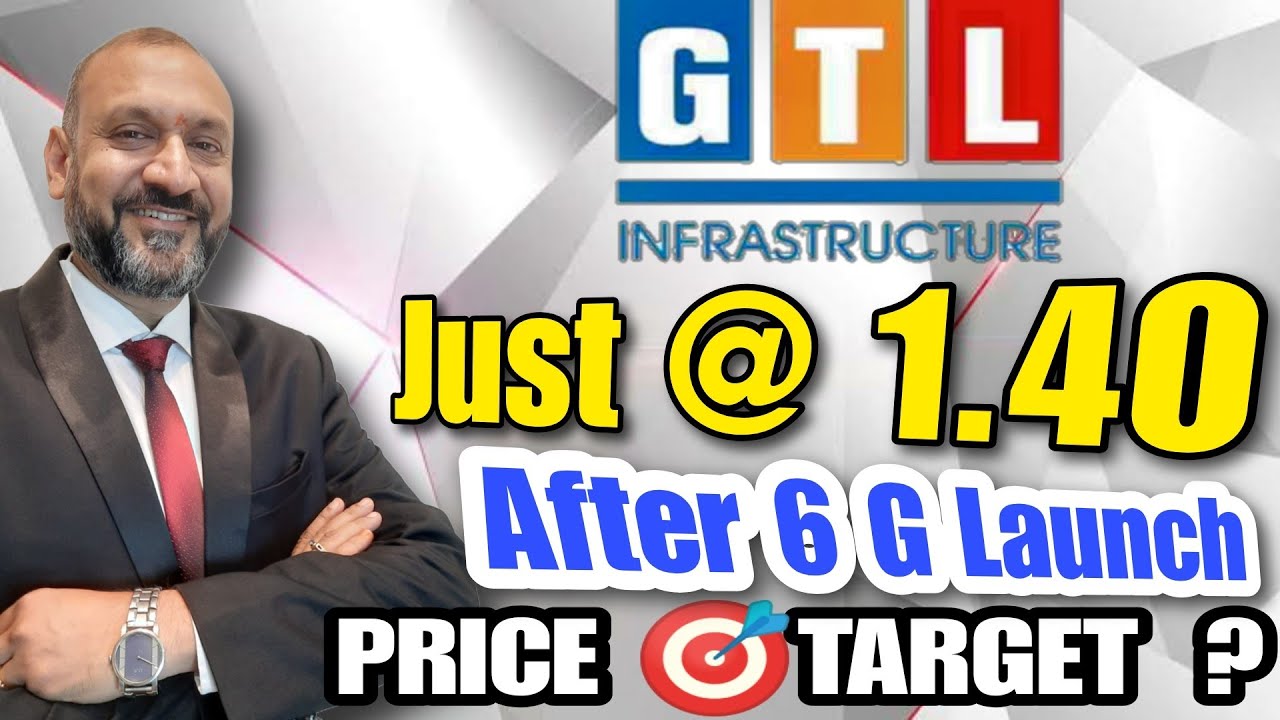 GTL Infra Great Future Stock Rs. @ 1.40 | After 6G Launch PRICE TARGET ...