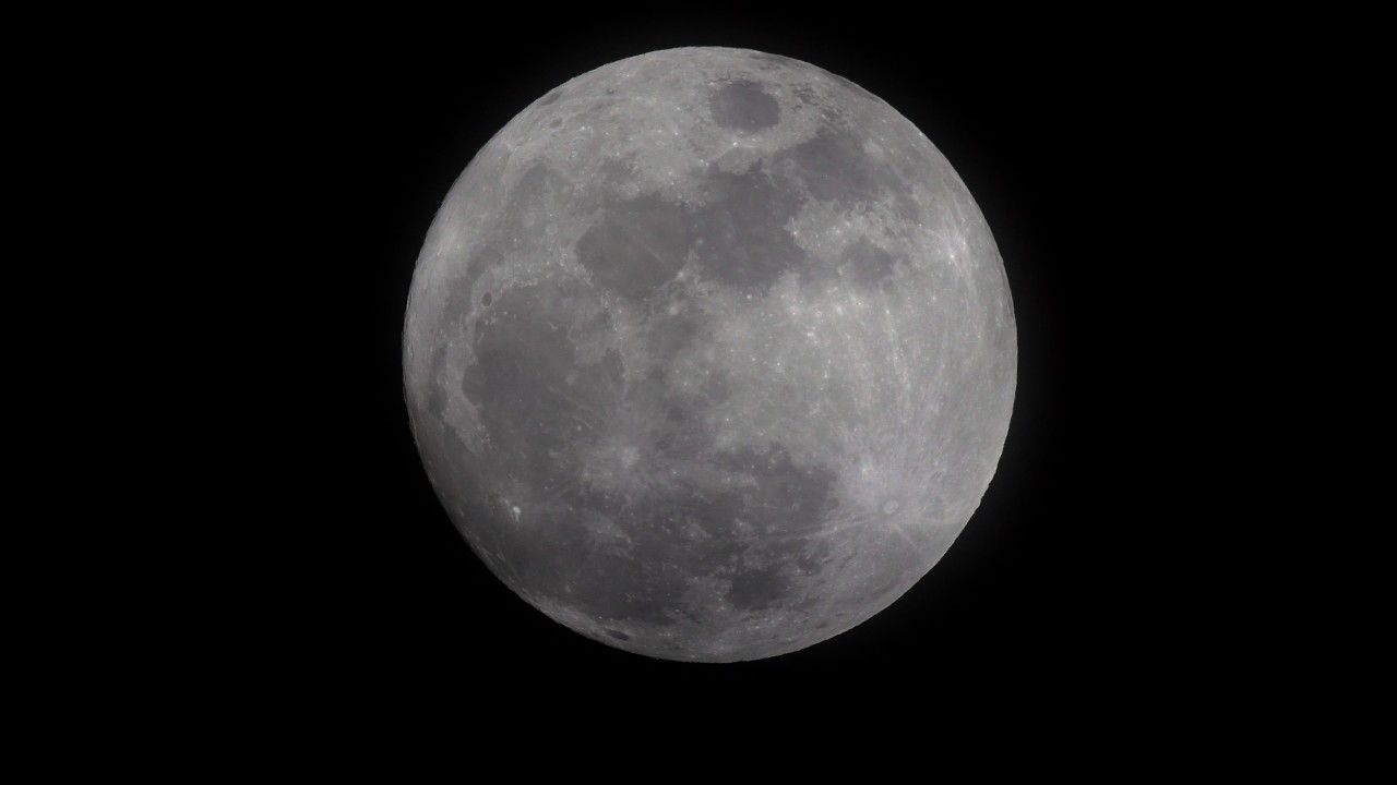 Wolf Moon at 1200mm in 4k - 01.11.17 - YouTube