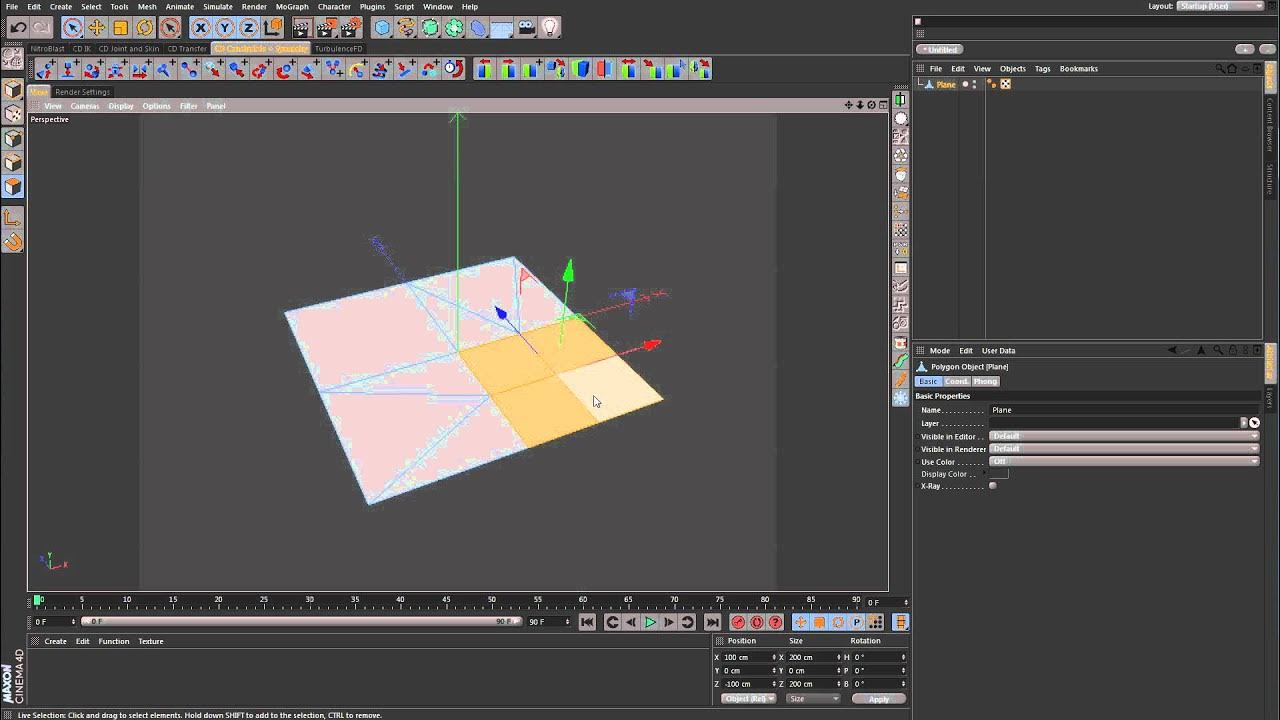 Sub D Modeling In C4d Lesson 1 The Hypernurb Youtube