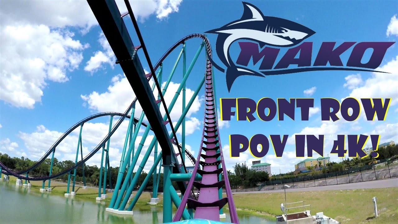 Mako (SeaWorld Orlando) FRONT ROW 4K POV! - YouTube