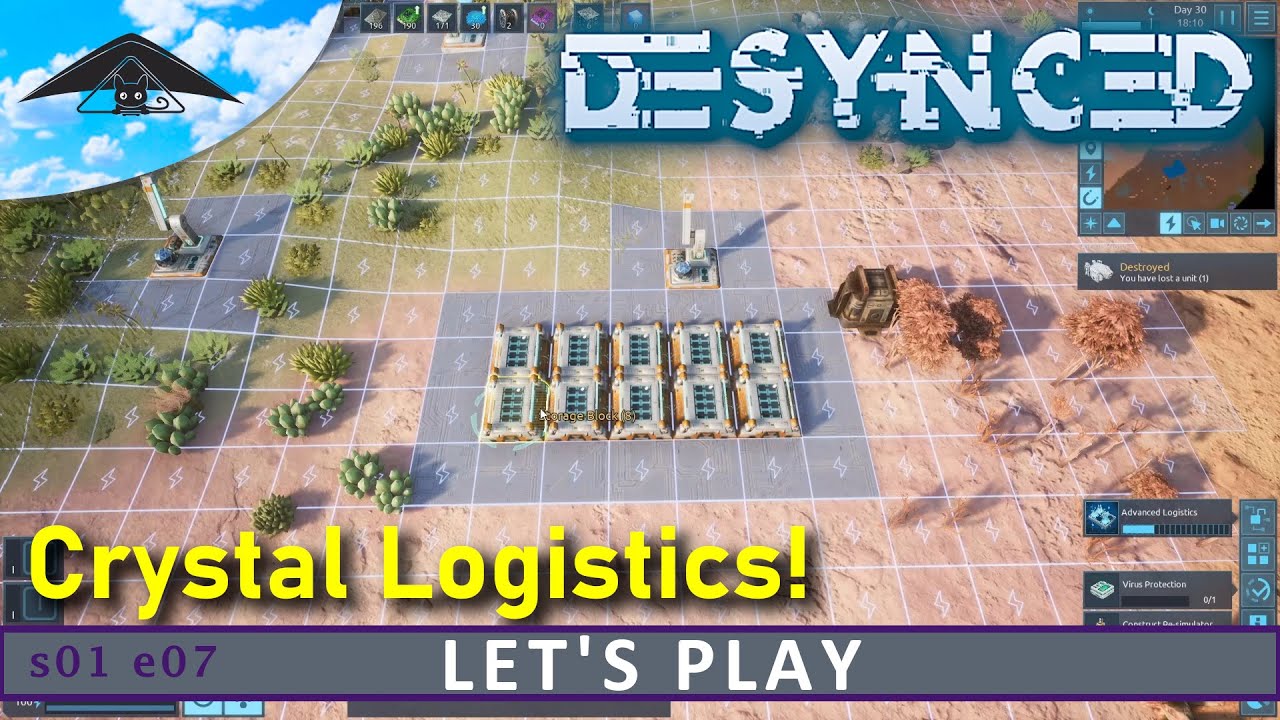 Crystal Logistics! 💎 | Let's Play Desynced s01 e07 - YouTube