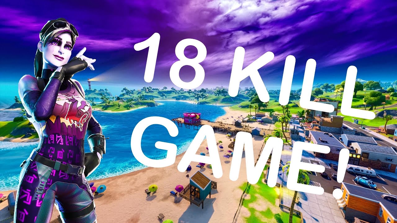 18 kill solo game | Fortnite - YouTube