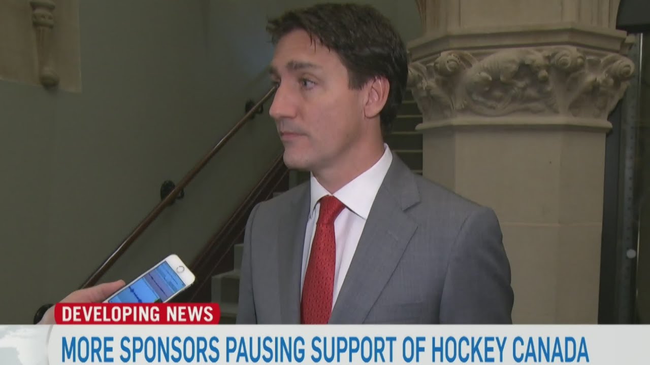 PM Trudeau suggests that Hockey Canada can be replaced - YouTube