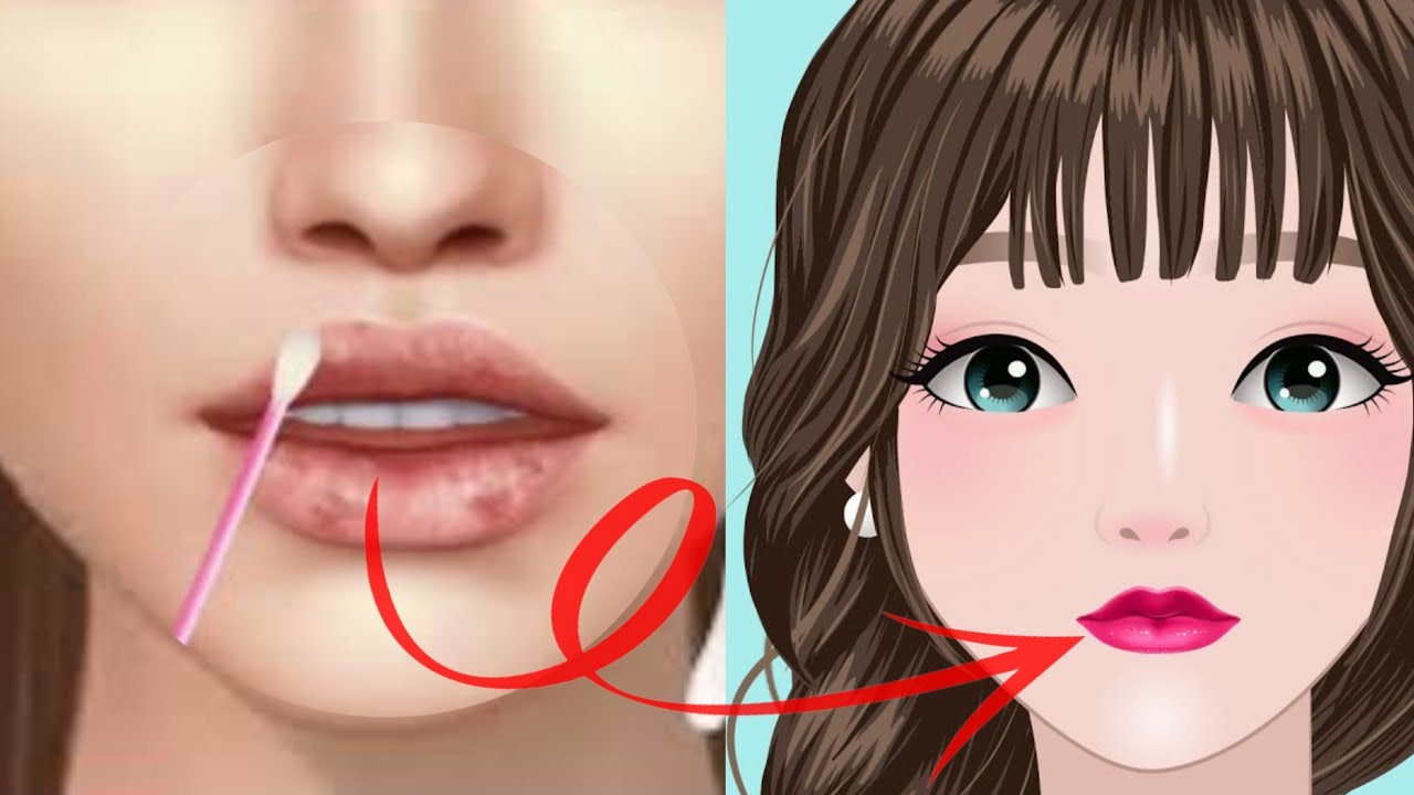 ASMR Lips Care Treatment | ASMR Lip's Care Animation | ASMR Relaxing ...